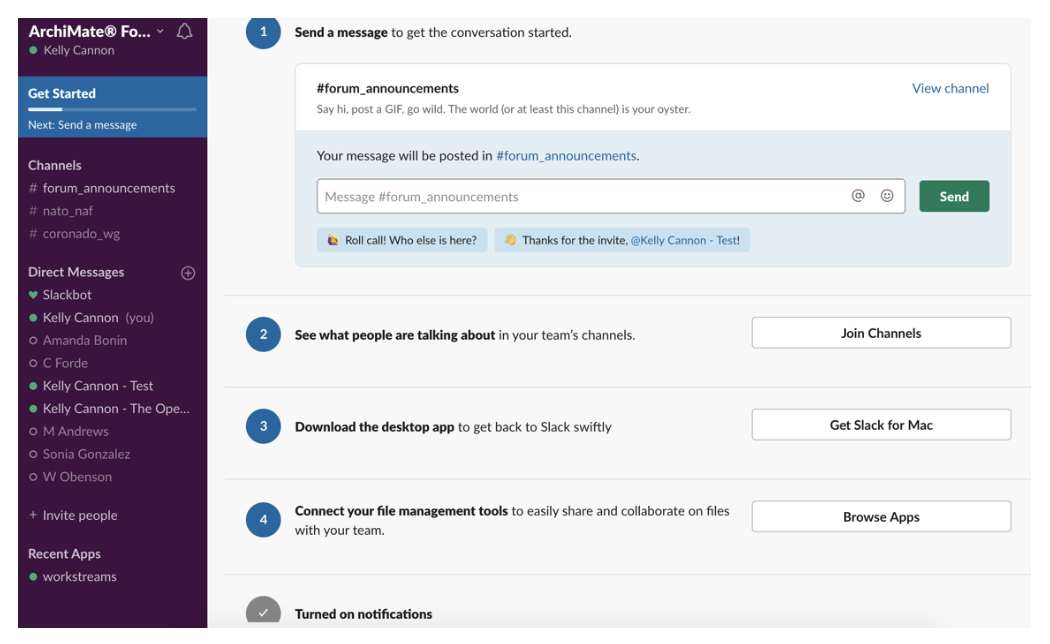 Slack Getting Started Guide