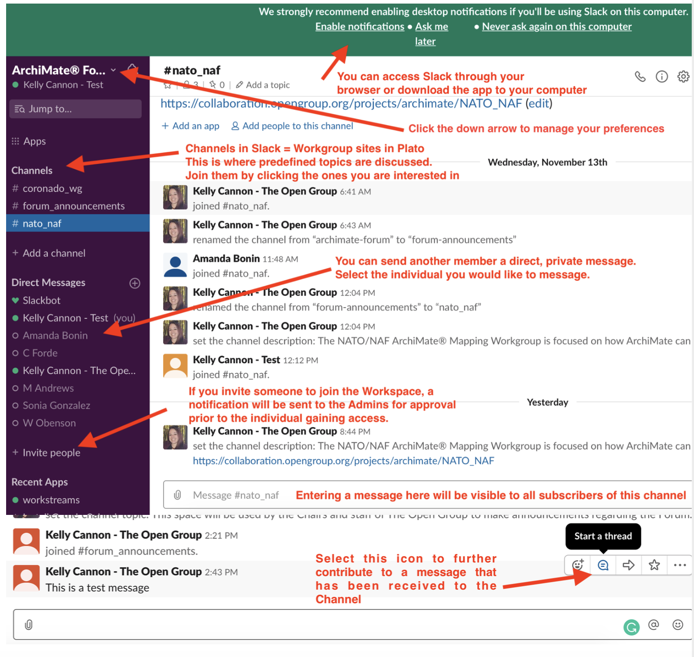 Slack Getting Started Guide