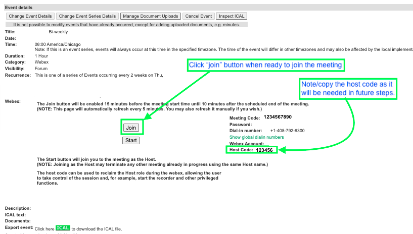 How do I Host a Webex Meeting?